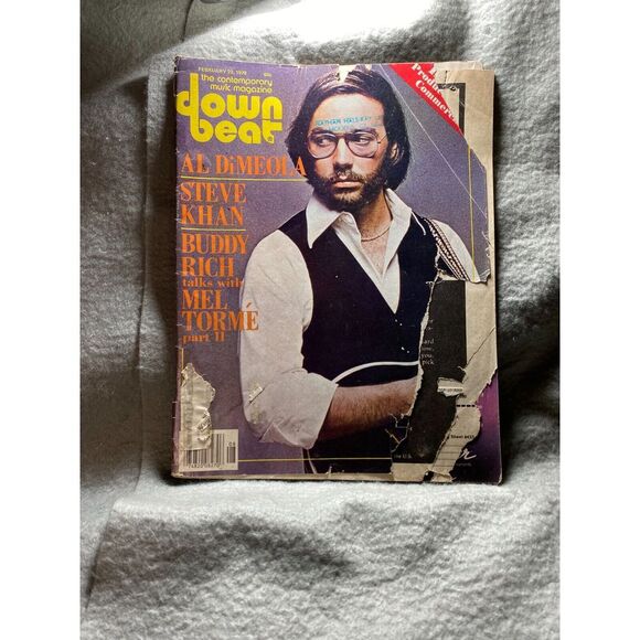 Media | Vintage Down Beat Magazine February 1978 Al D Imeolasteve Khan ...